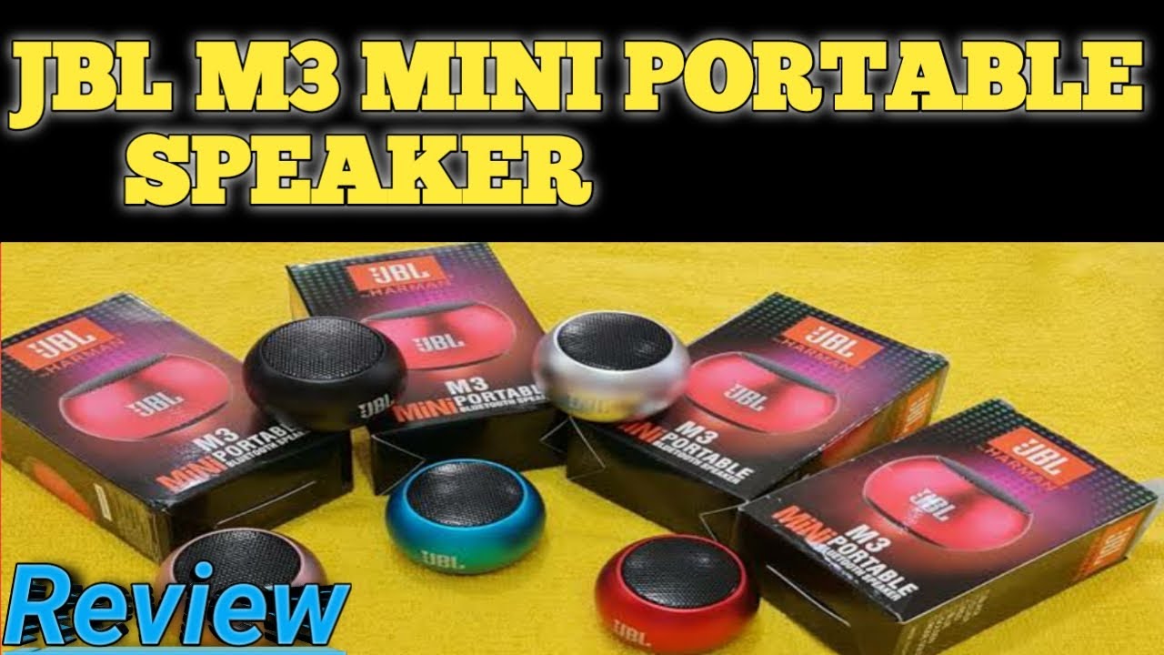 JBL M3 MINI PORTABLE SPEAKER.Best sound Quailty And Bass Sound.Mini ...