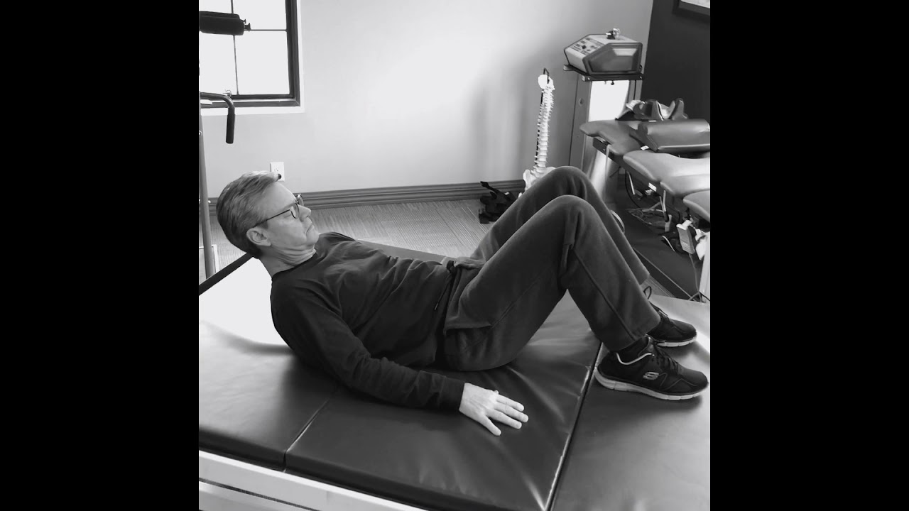 Supine Abdominal Curl - YouTube