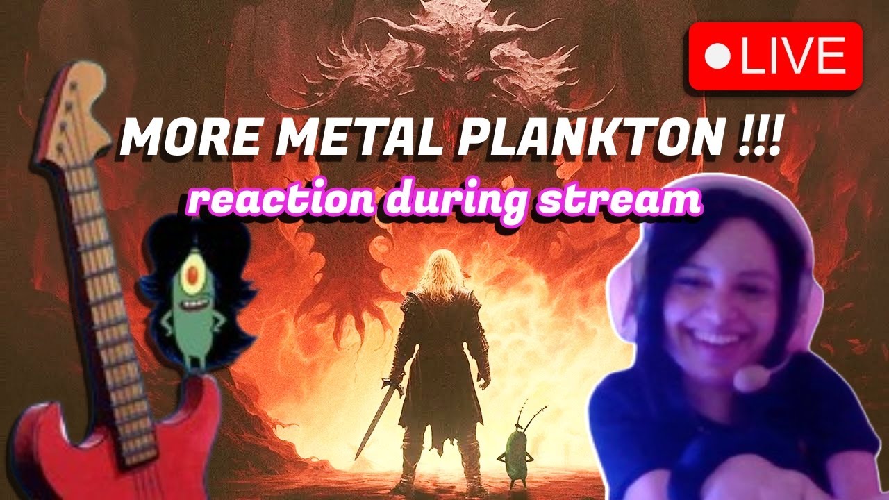 reacting to NEW ai metal plankton by Boi What (WE LOVE METAL PLANKTON ...