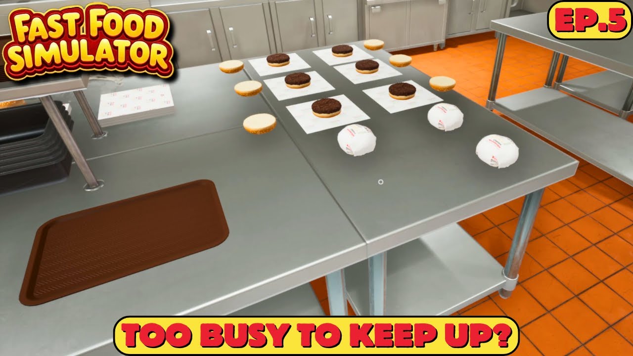 Getting Too Busy, Time To Hire Someone! Fast Food Simulator Ep.5 - YouTube