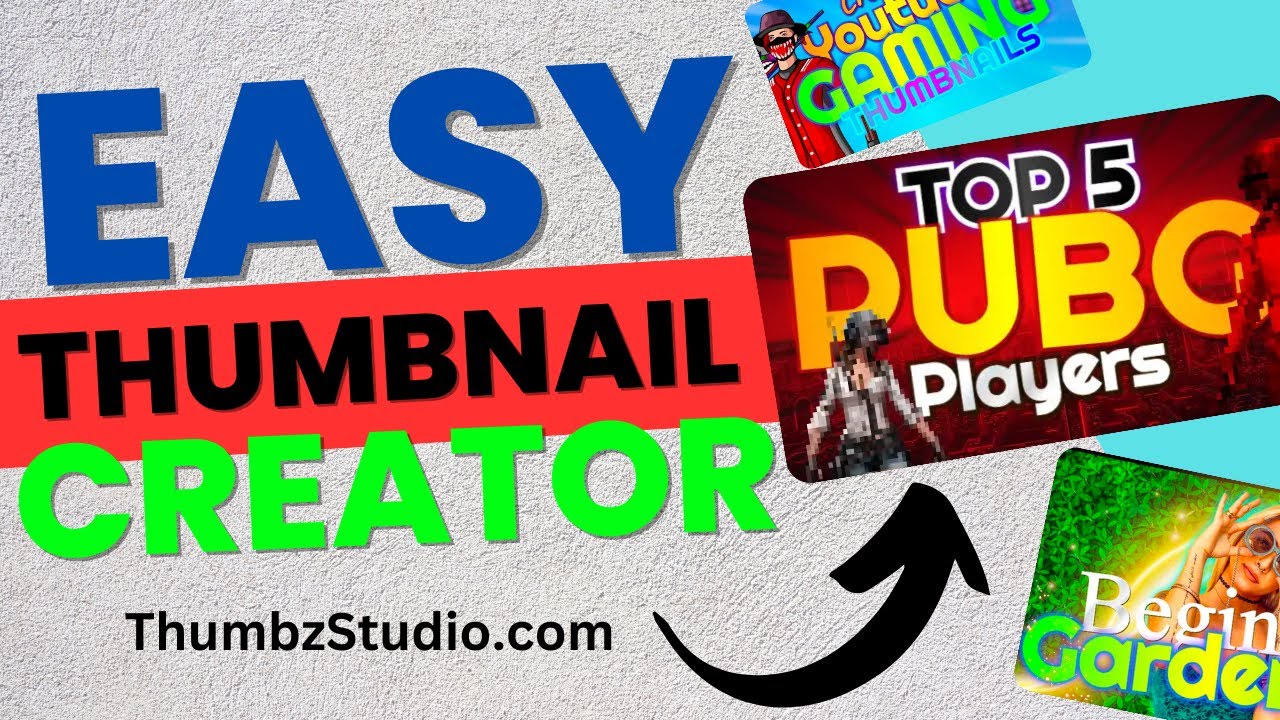 Easy Gaming YouTube Thumbnail Creator Tool for YouTube Thumbnails - YouTube
