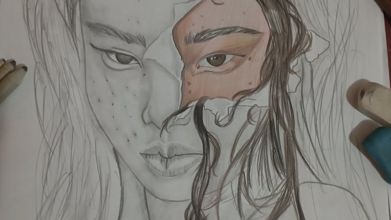 DrawSpeed #1 / Rostro / Face - YouTube