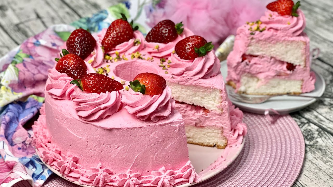 Angel Cake di primavera - YouTube