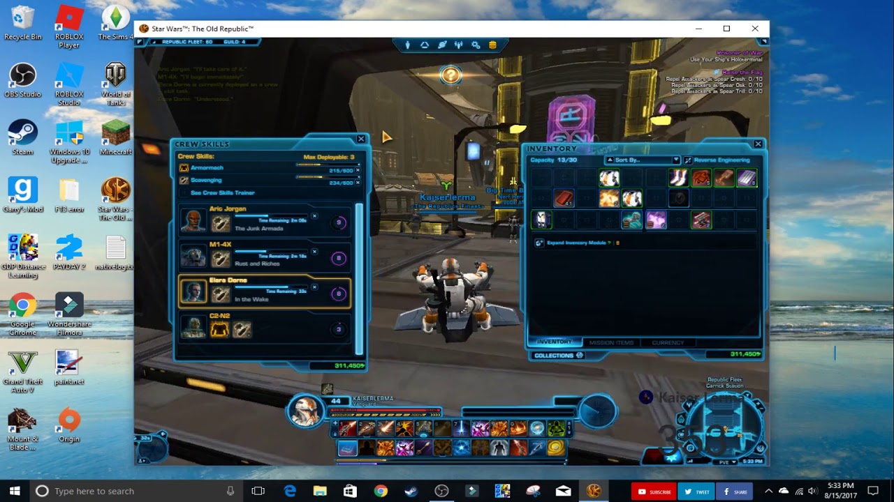 SWTOR armormech crafting tutorial! - YouTube