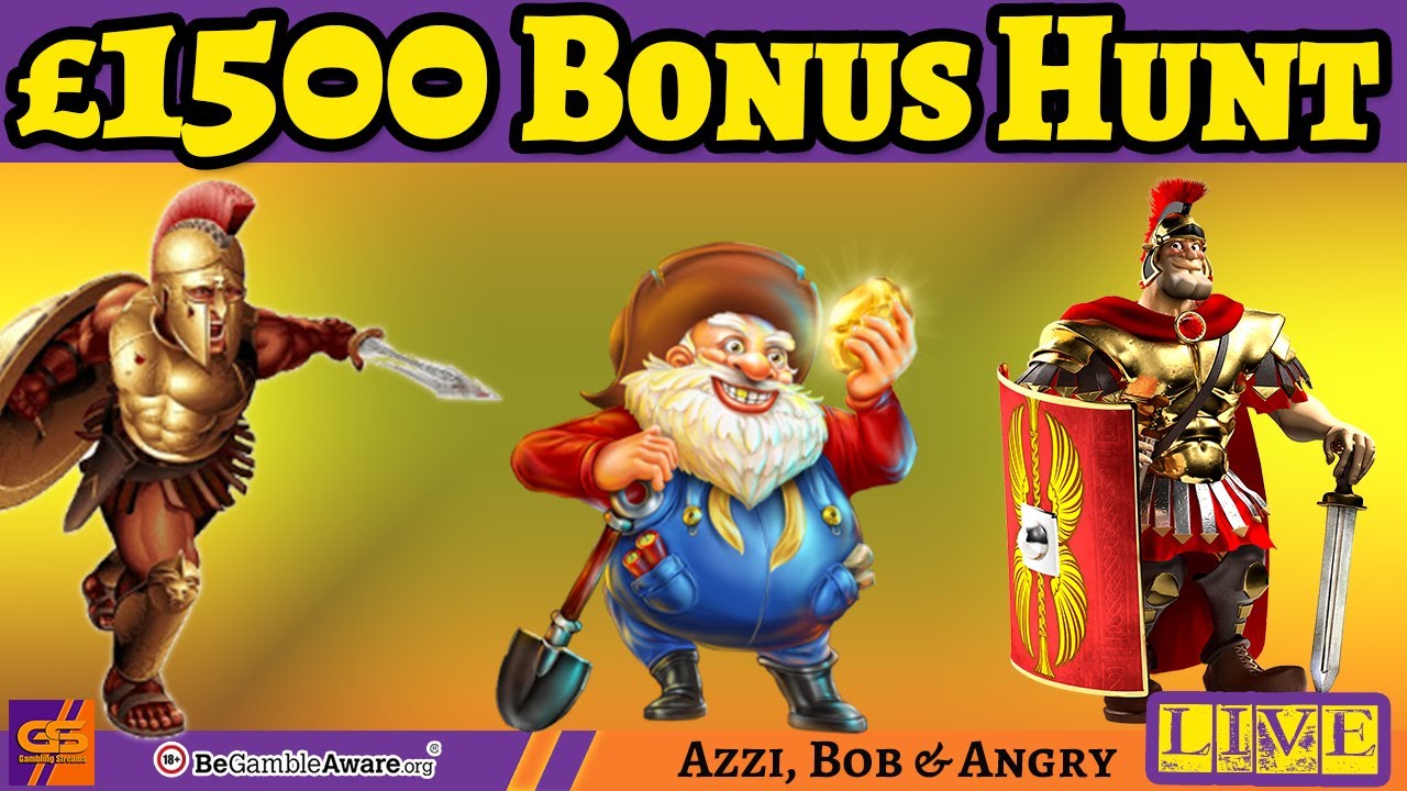 £1500 BONUS HUNT! With Azzi, Bob & Angry! - YouTube