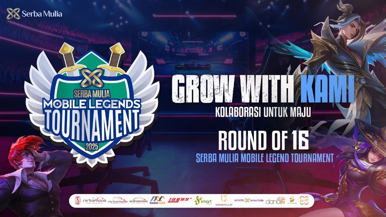 DAY 4 - ROUND OF 16 SERBA MULIA MOBILE LEGEND TOURNAMENT - YouTube