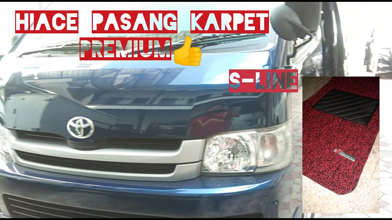 karpet mie Hiace premium - YouTube
