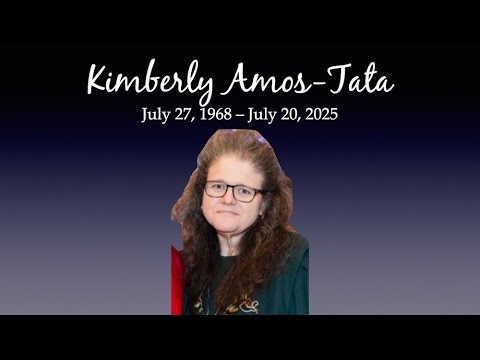 Celebration of Life Kimberly Amos-Tata - YouTube