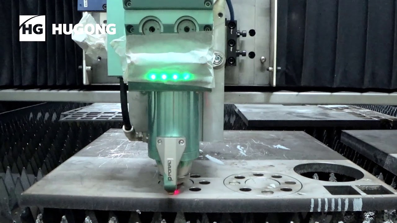 HUGONG LASER ; HGLASER 3015; 10 KW - YouTube