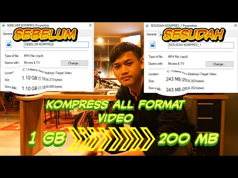 Convert Video di PC / Laptop | Kompres Video 1 GB Menjadi 200 MB ...