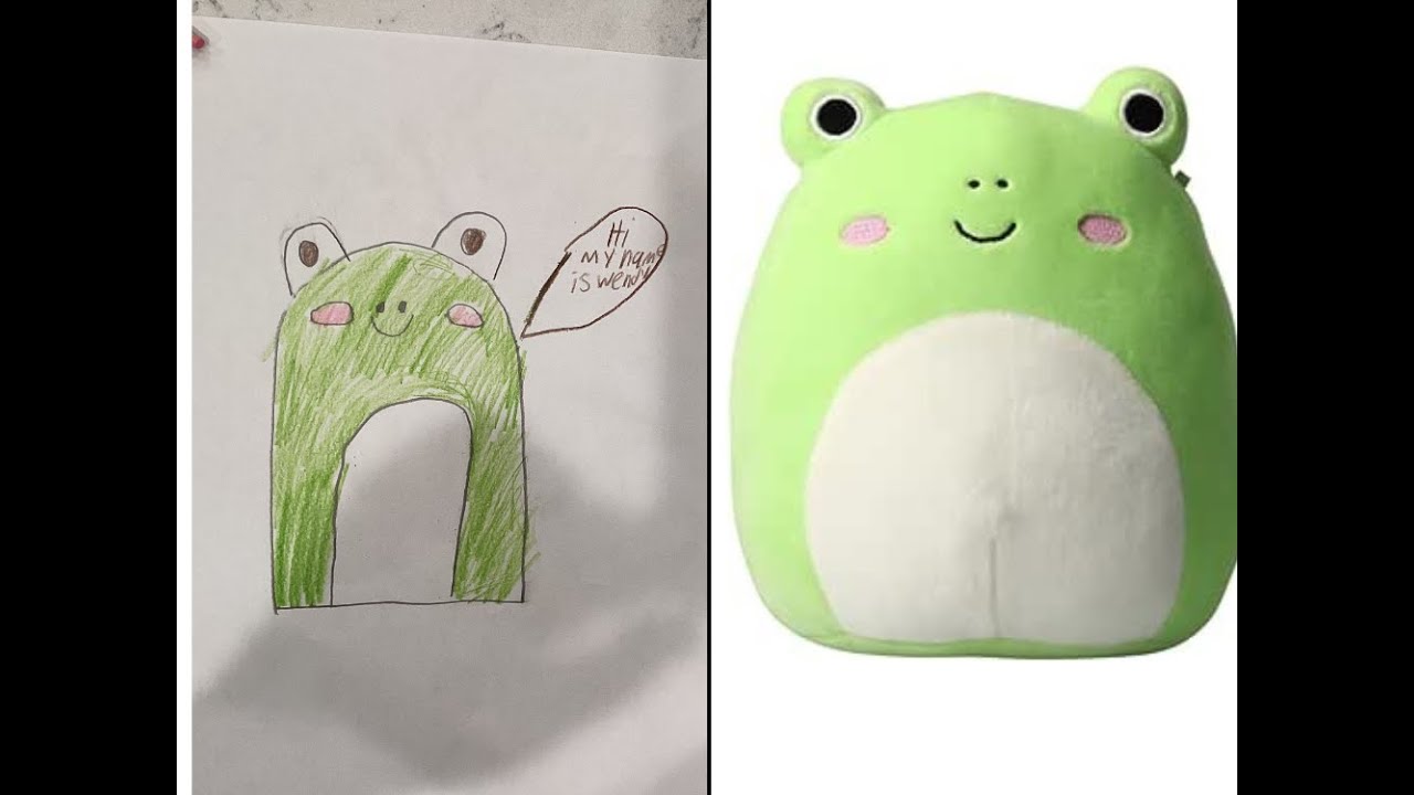 How to draw a frog Wendy (wendy the frog) - YouTube
