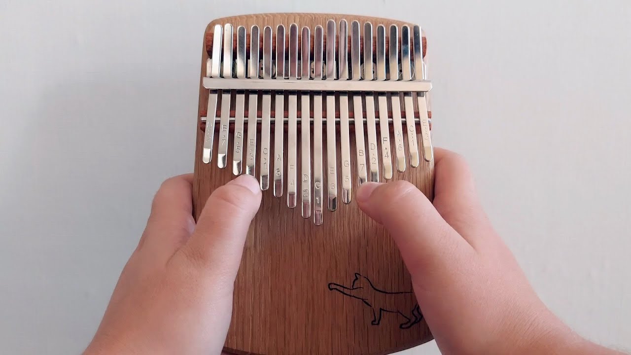 Beautiful in white (Kalimba Cover Tutorial) - YouTube