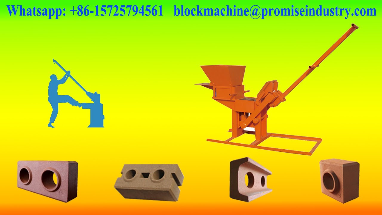 QMR2-40 clay manual interlocking lego brick making machine, compressed ...