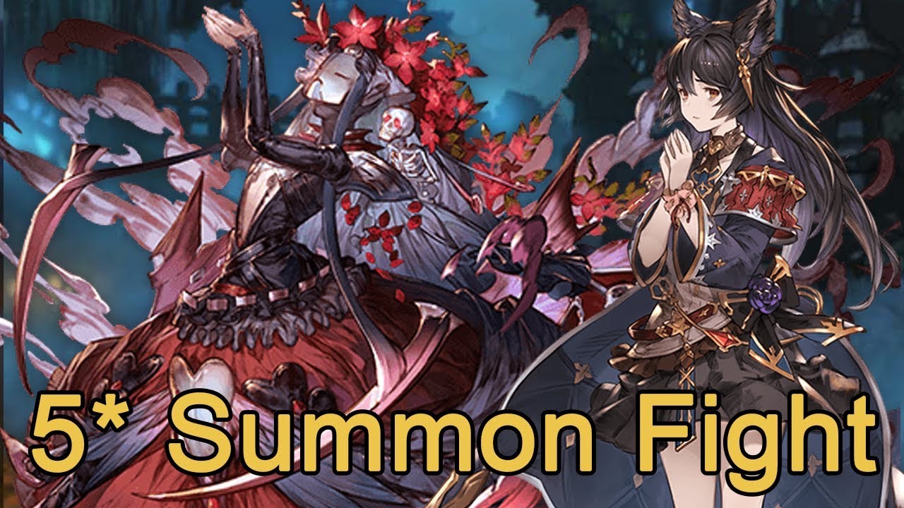 Granblue Fantasy - Death Summon 5* Fate Episode Fight - Nier Unlock ...