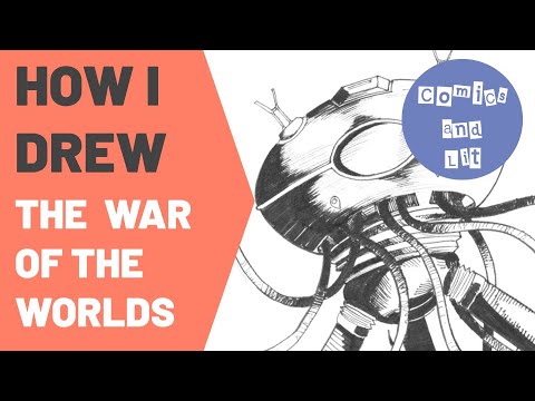 Drawing Tutorial | How I Drew the Tripod from War of the Worlds - YouTube