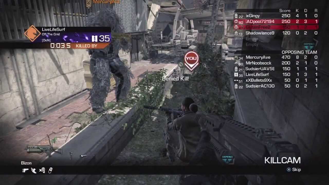 CoD Ghosts Host Migration Fail - YouTube