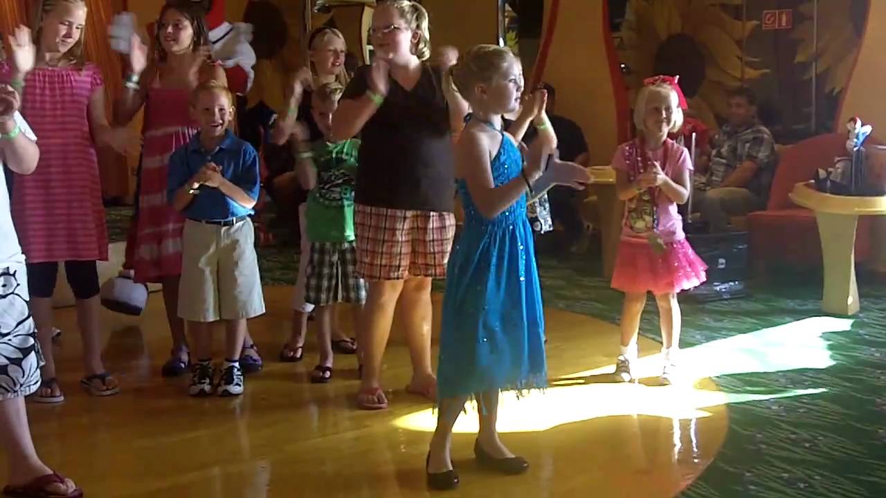 Carnival Cruise Camp Carnival Kids Cha Cha Slide - YouTube