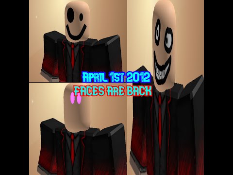 2012 Faces Are Back !! Get It before roblox deletes - YouTube