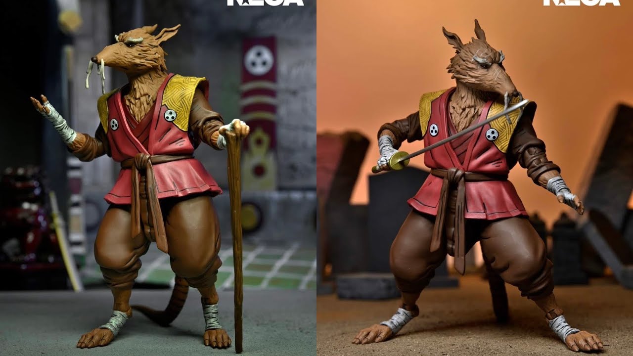 New Neca TMNT teenage mutant ninja turtles The last ronin splinter ...