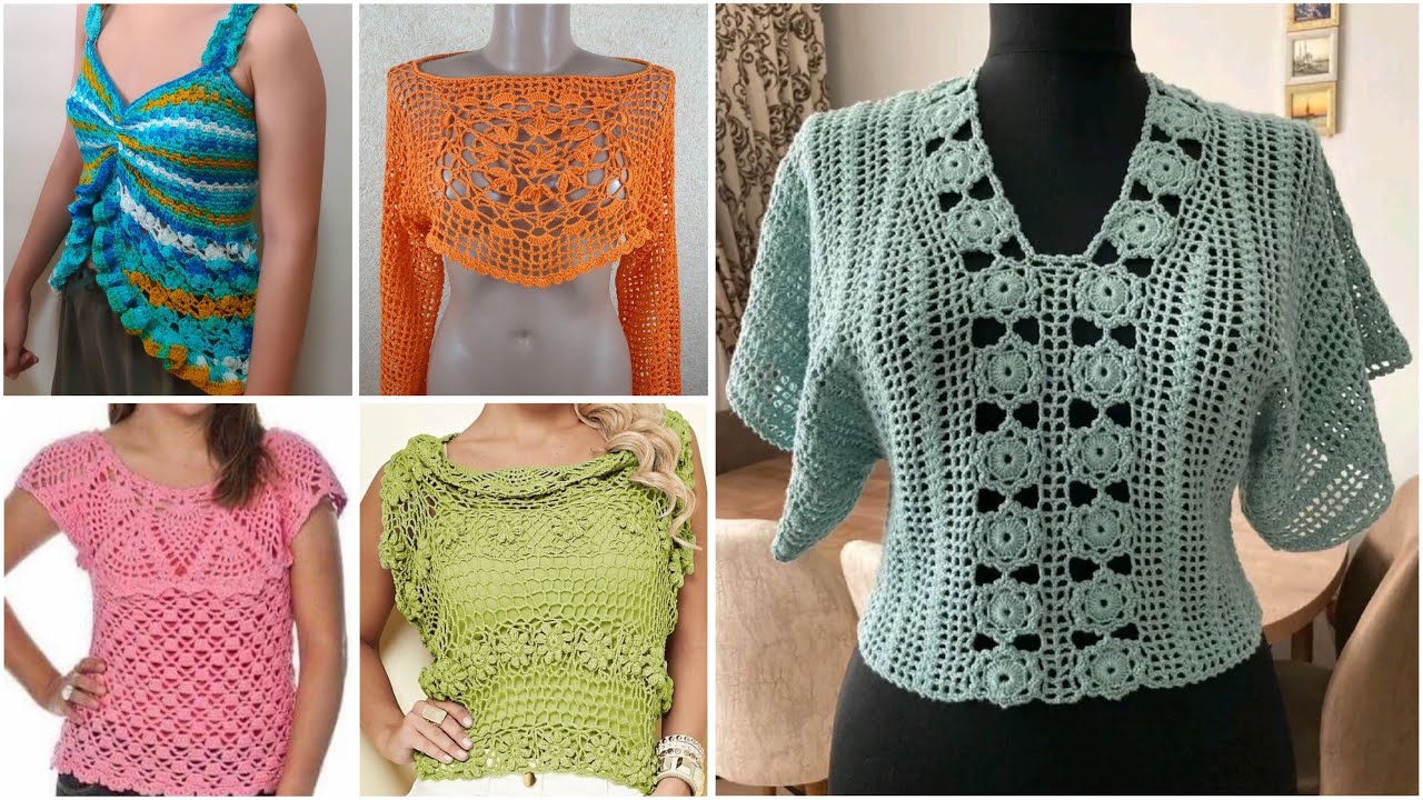 Gorgeous Boho style crochet top | vintage style crochet top designs # ...