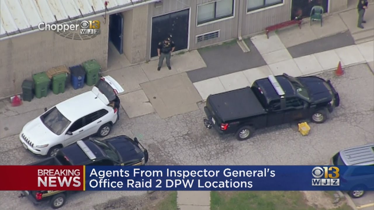 Agents From Inspector General's Office Raid 2 DPW Locations - YouTube