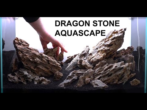 60cm Dragon Stone Aquascape, Step by Step Tutorial - YouTube