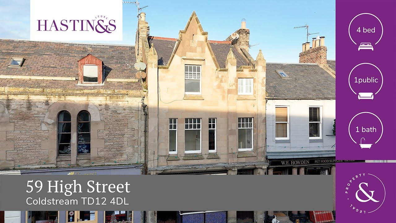 59 High Street, Coldstream TD12 4DL - Video Tour - YouTube