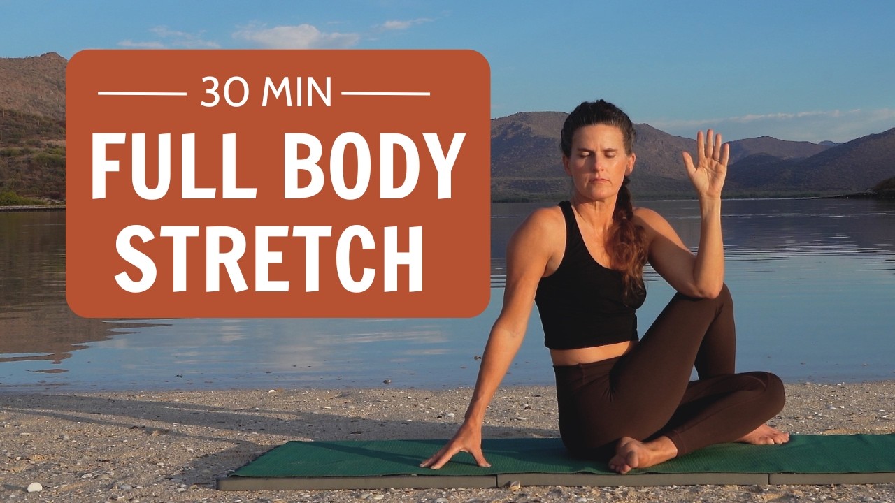 30 Min Full Body Yoga Routine | Deep Stretch To Release Sore Muscles ...
