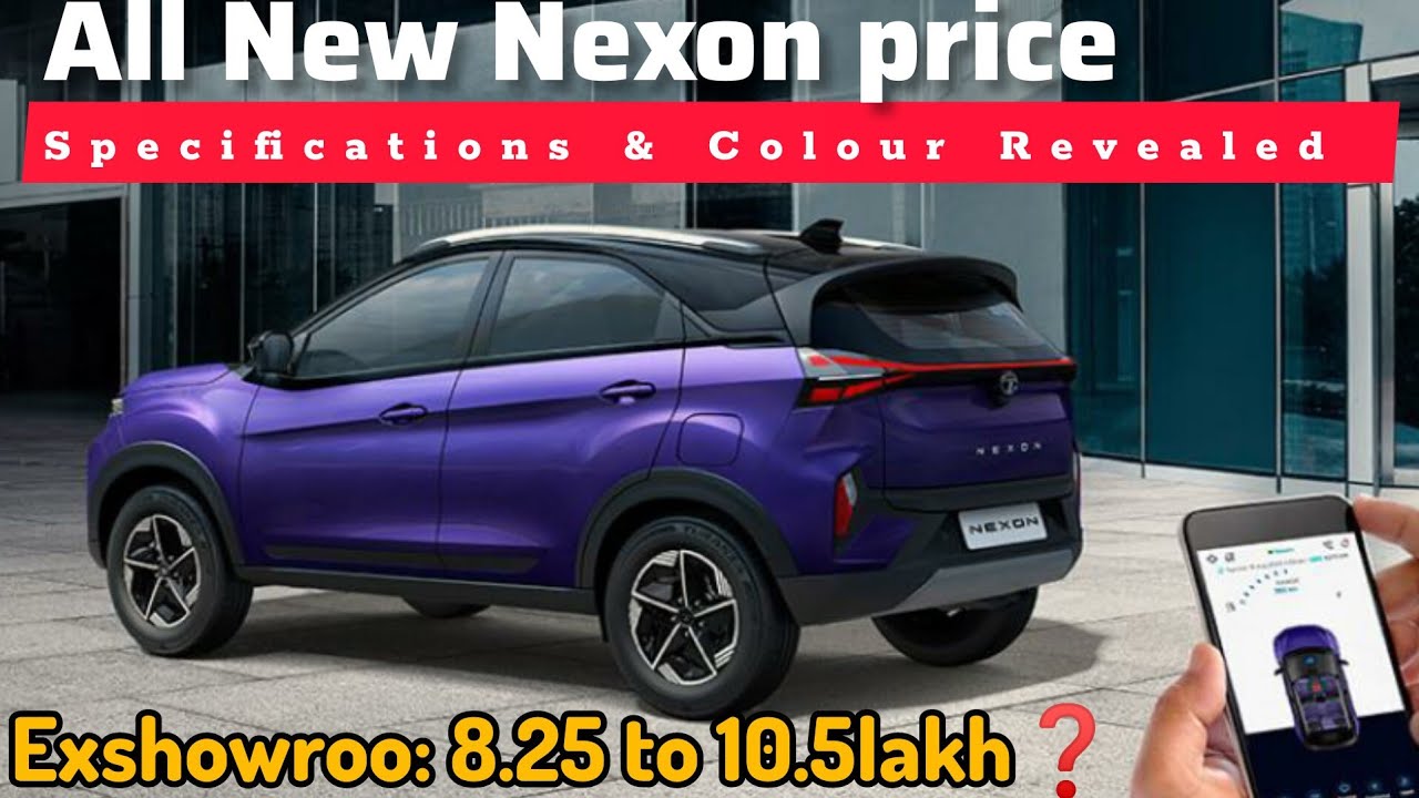 Tata nexon new facelift 2023 |Nexon Face lift first look|Nexon 2023 ...