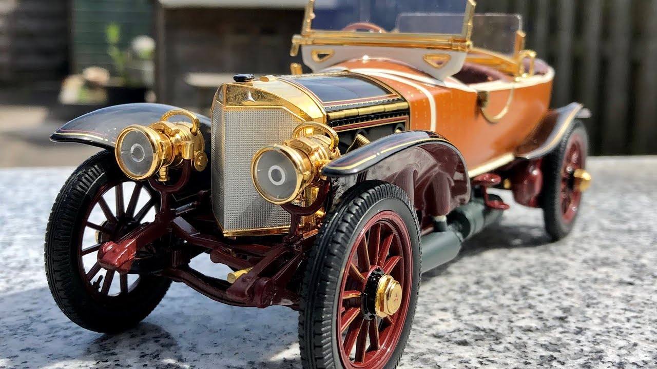 1911 Mercedes 37/90hp Woodbody Skiff - Franklin Mint 1:24 - YouTube