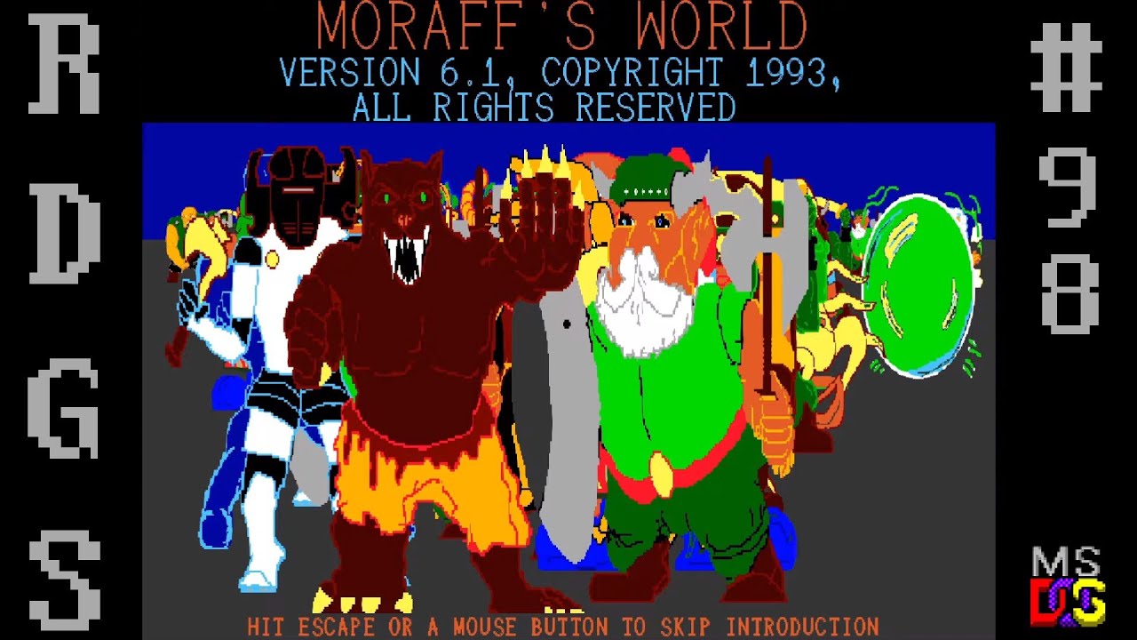 Random DOS Game Show #98: Moraff's World (1991) - YouTube
