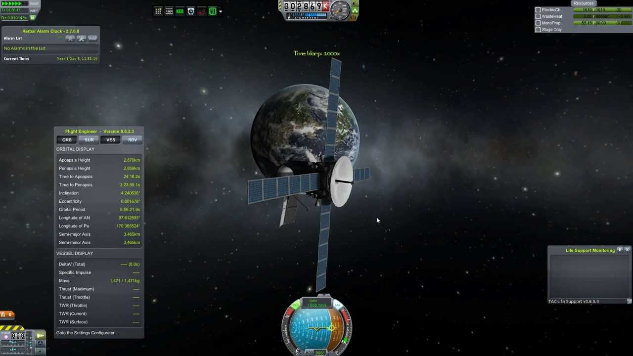 Kerbal Space Program - Kerbal Realism - Ep 4 - Syncronous Satellite ...