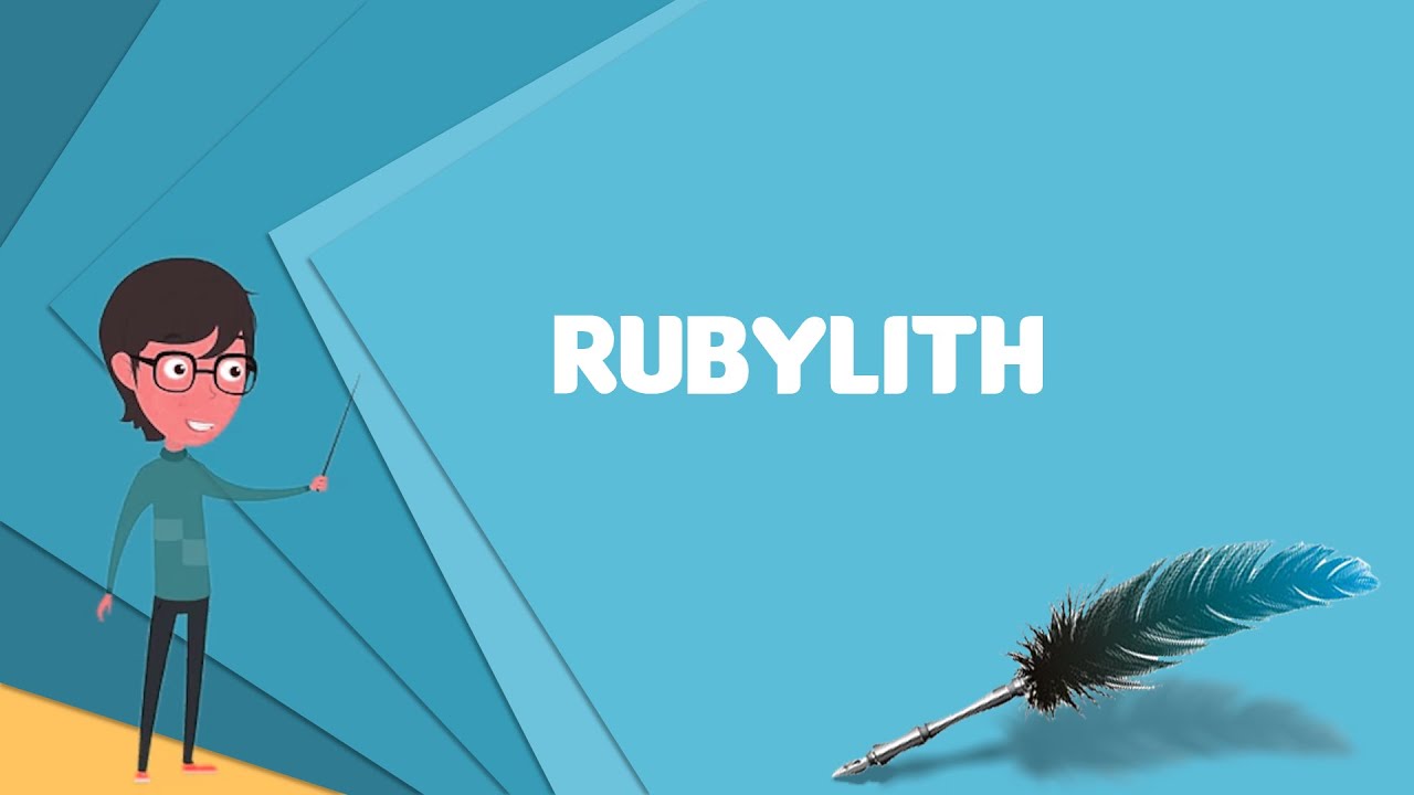 What is Rubylith? Explain Rubylith, Define Rubylith, Meaning of ...