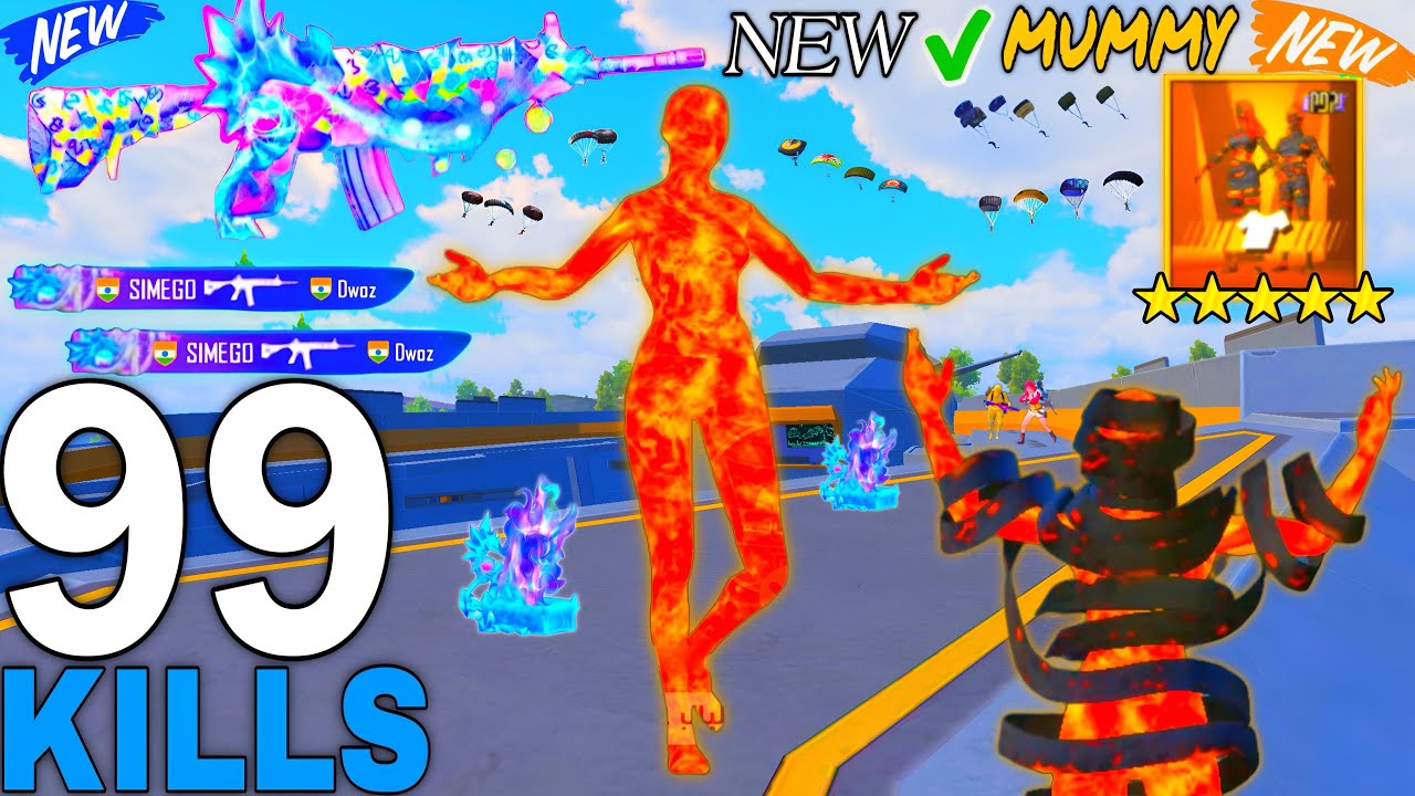 NEW!! INSANE Upgradable MAX! M416 And MUMMY Fiend Set ( LV 8 )🔥 Pubg ...