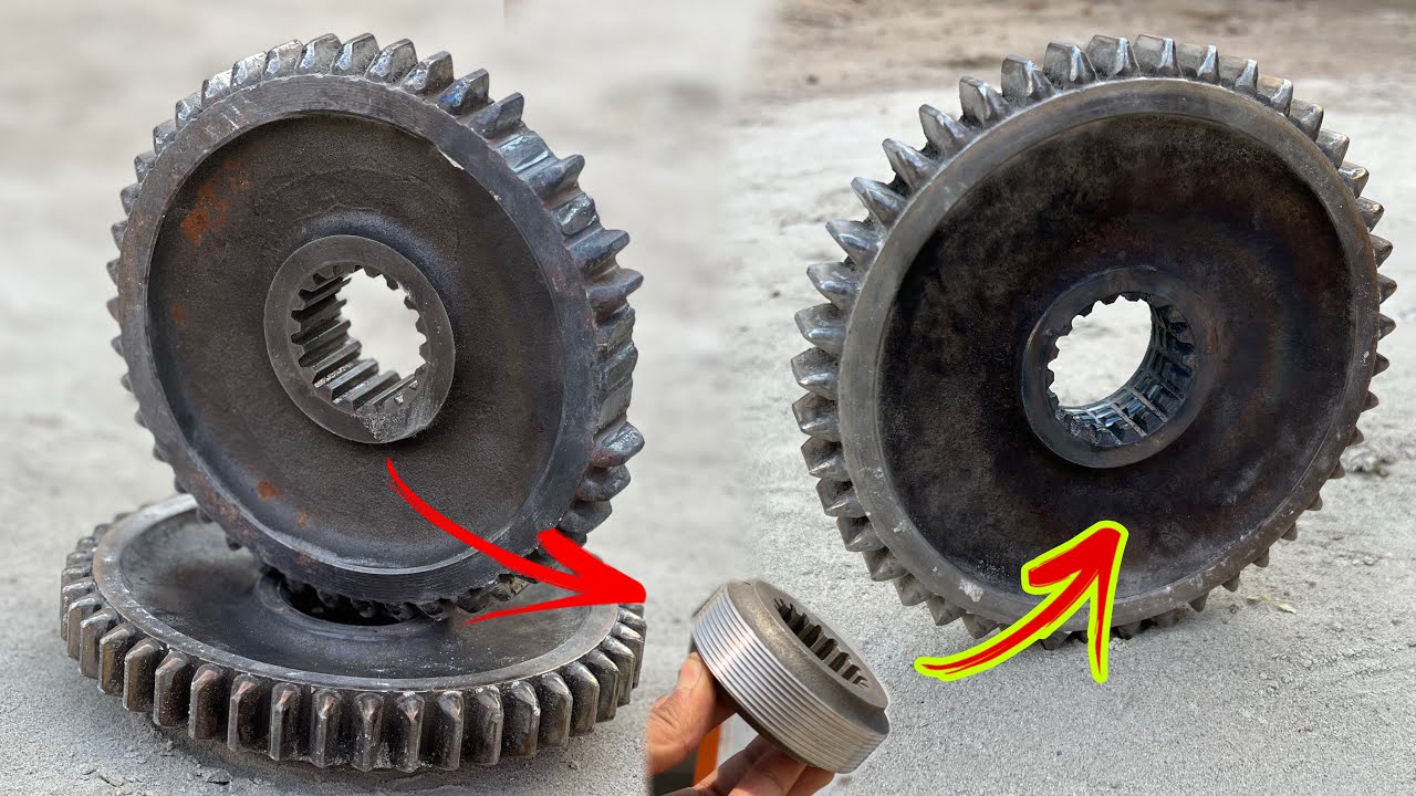 Converting Two Damaged Gear Gerari into One //Repaire by Talinted ...