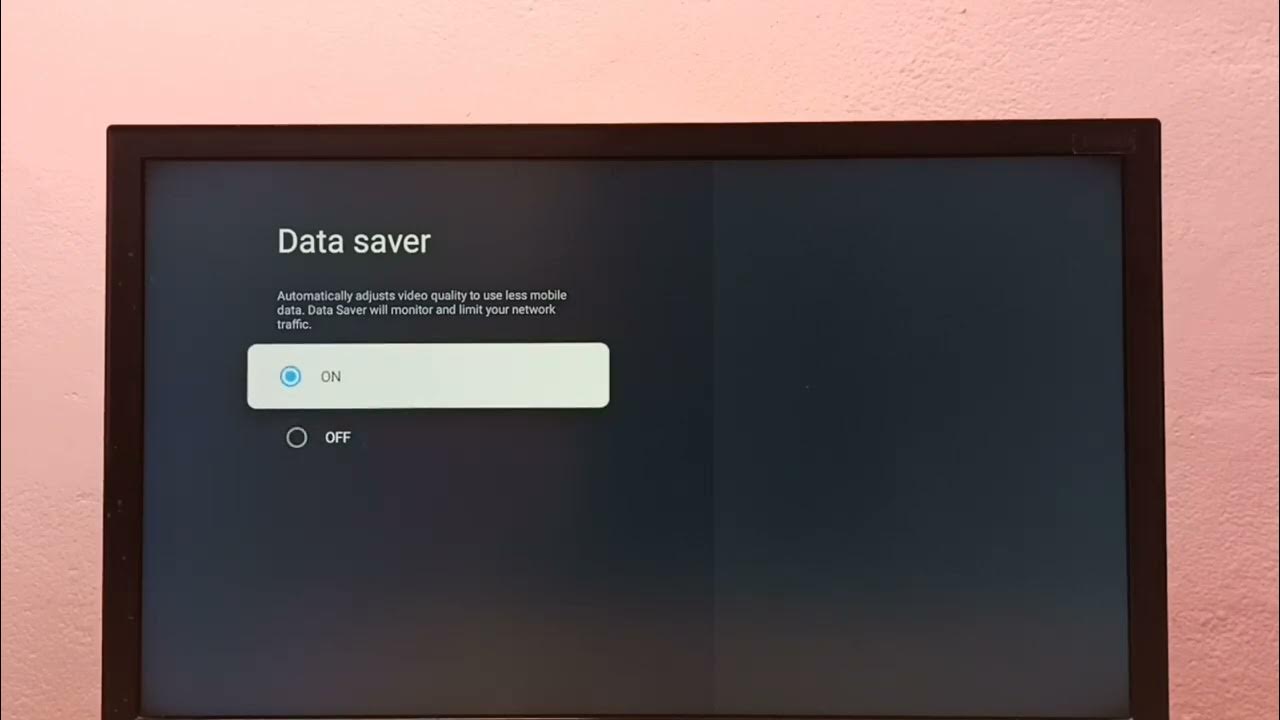 How to Turn ON / OFF Data Saver Mode in Google TV Android TV | Smart TV ...