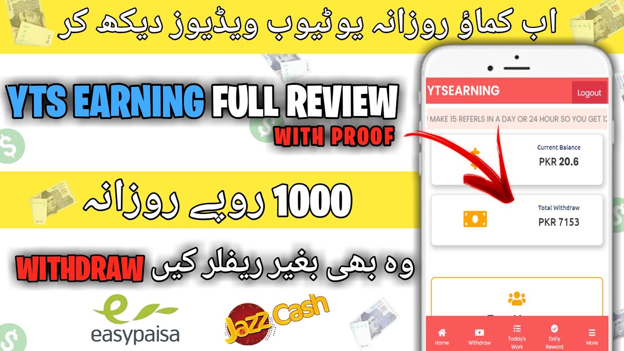Ytsearning | Yts Earning Real Or Fake | Online Earning App Today ...