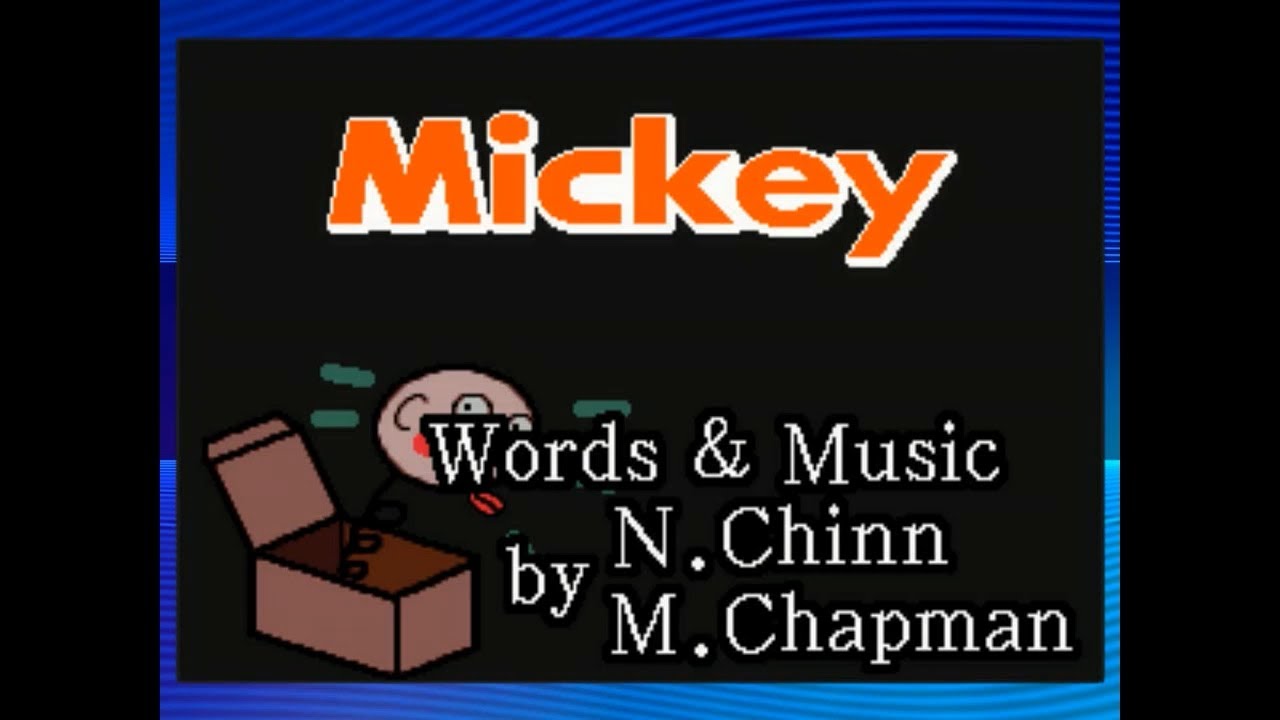 [KARAOKE] Mickey (Toni Basil) - YouTube