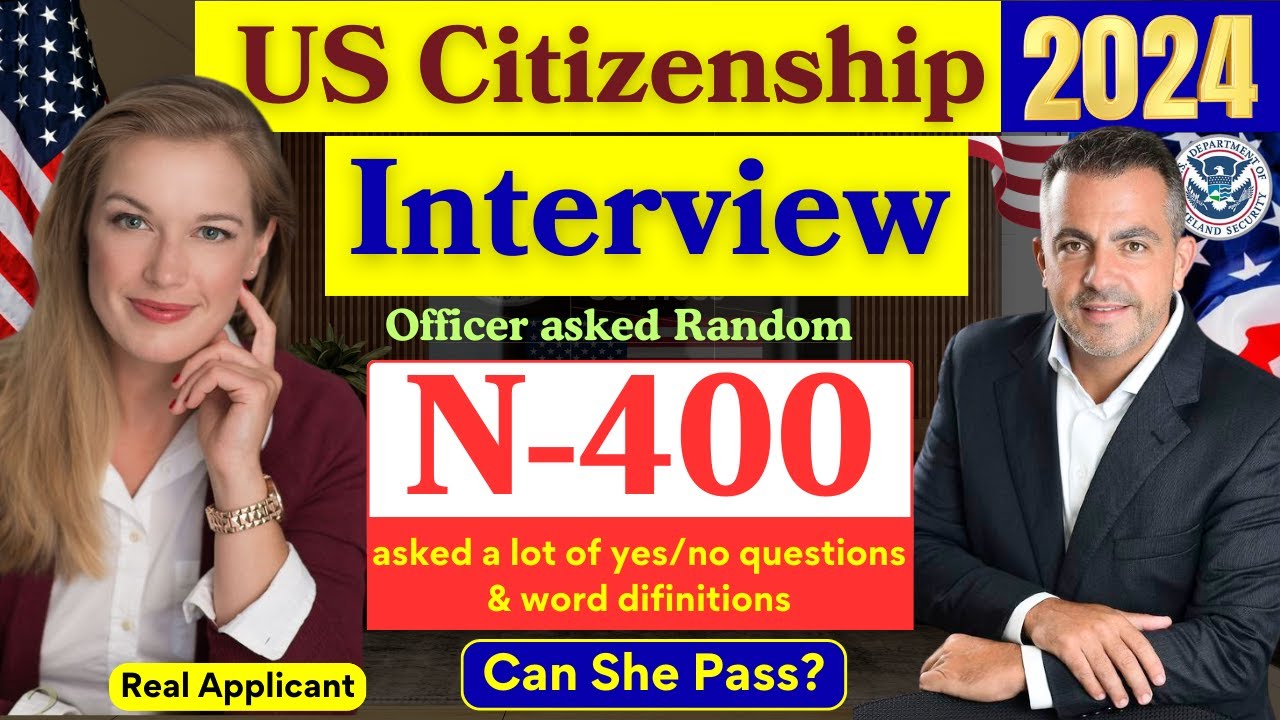 NEW! US Citizenship Interview 2024 Questions & Answers Practice (Actual ...