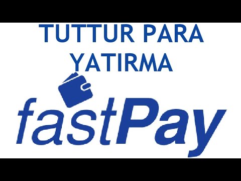 Fastpay Tuttur Para Yatırma Nasıl Yapılır? - YouTube