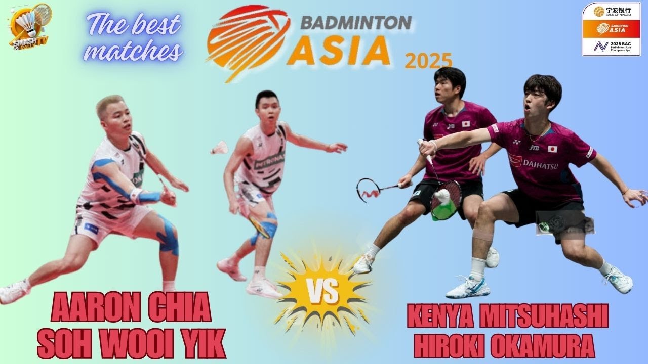 Mitsuhashi/Okamura vs Malaysia's Aaron/Soh | Badminton Asia ...