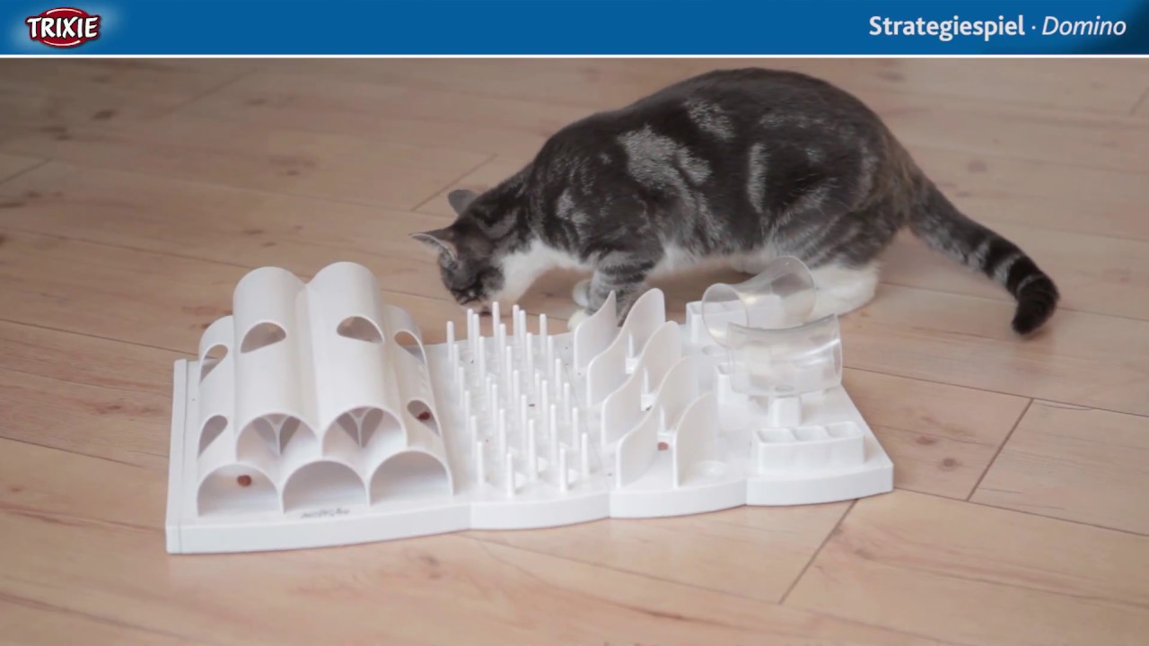 TRIXIE Cat Activity Domino Basis-Set und Erweiterungs-Set - YouTube