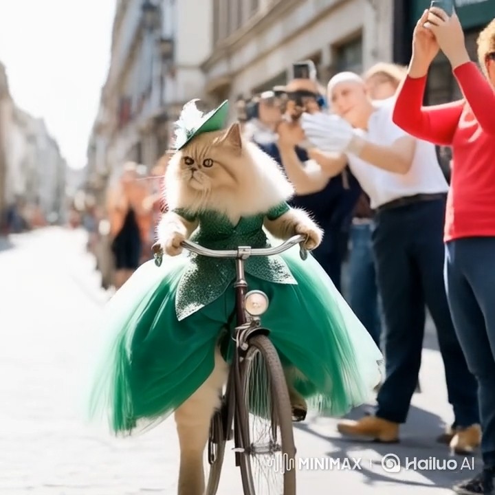 A Beautiful Cat Drive A cycle#cat #foryou - YouTube