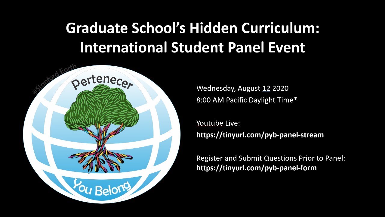 Graduate School's Hidden Curriculum: Panel for International Students ...