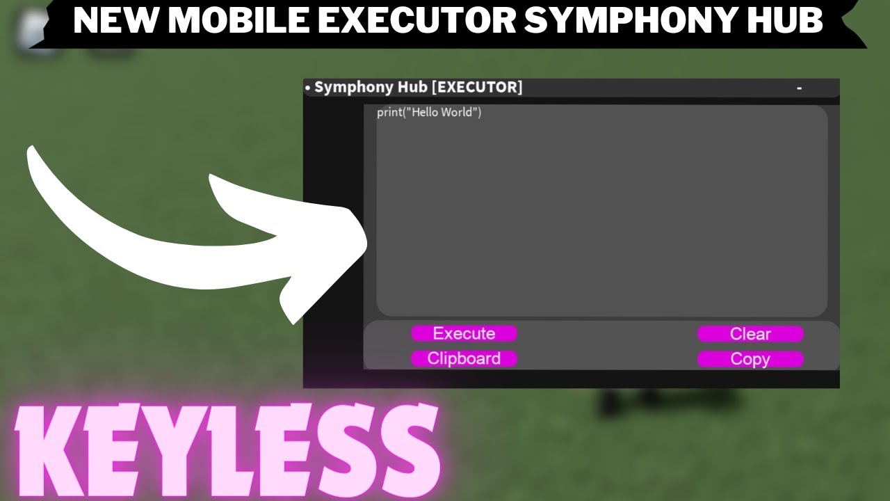 KEYLESS New Roblox Mobile Executor Released 🎻 | Symphony Hub Executor ...