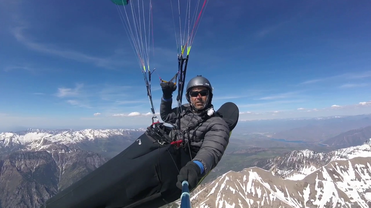 Paragliding Utah inspo launch - YouTube