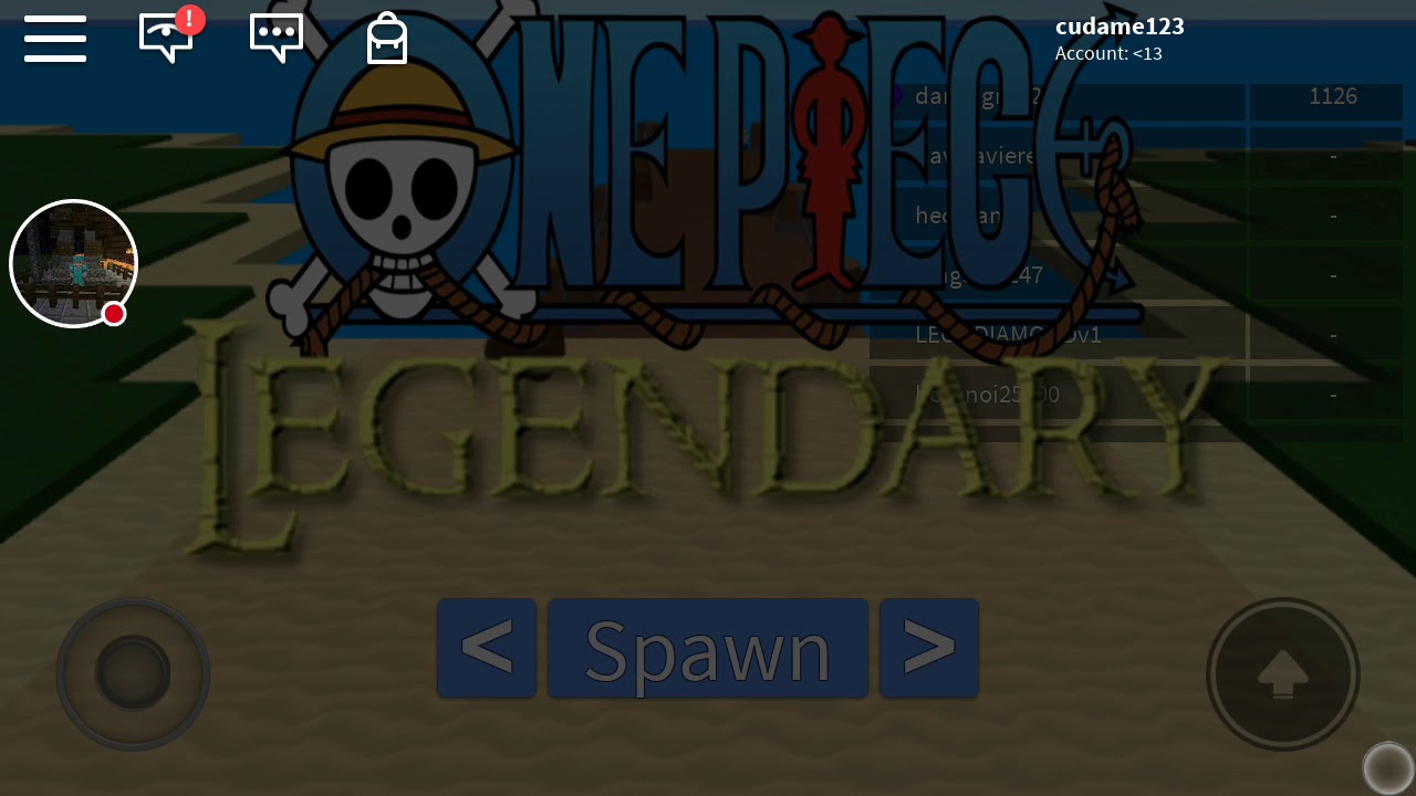 Luồng roblox one piece legendary - YouTube