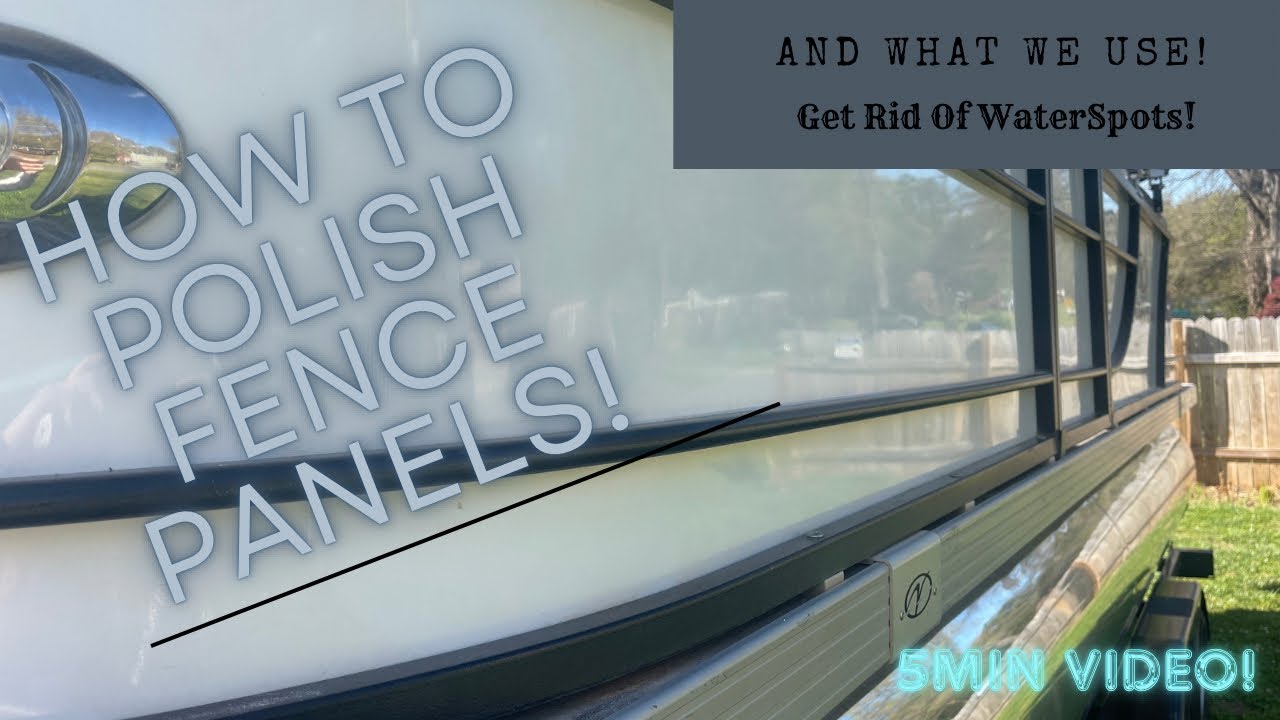 Polish Pontoon Panels - YouTube