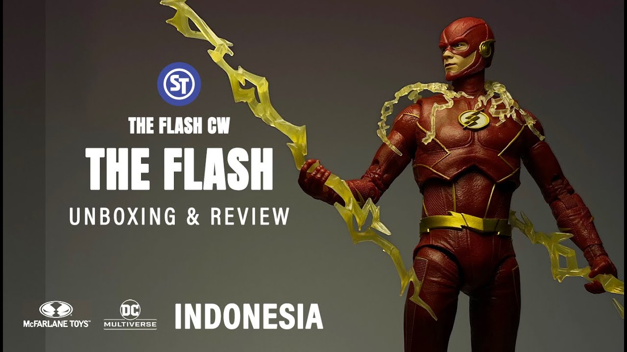 🇮🇩 REVIEW THE FLASH | THE FLASH CW | MCFARLANE TOYS INDONESIA - YouTube