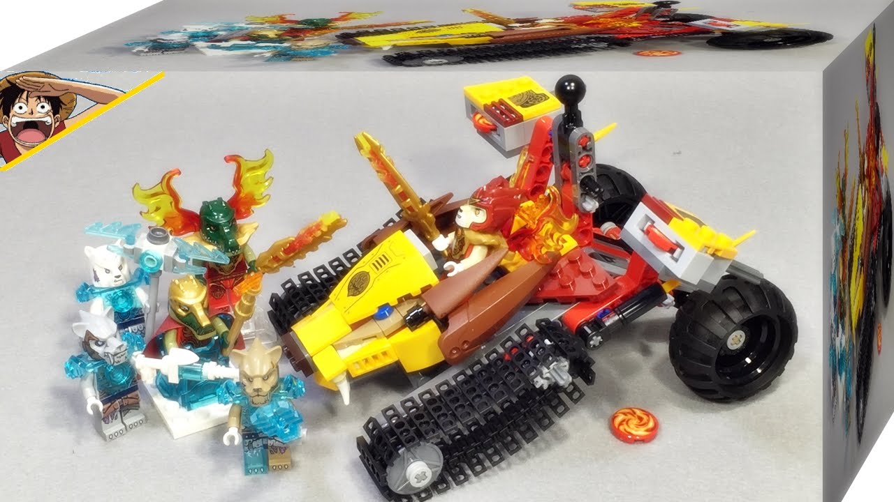 레고 키마 크로미너스 왕의 구출 작전 라발의 파이어 트래커 70227 조립 리뷰 Lego chima King Crominus ...